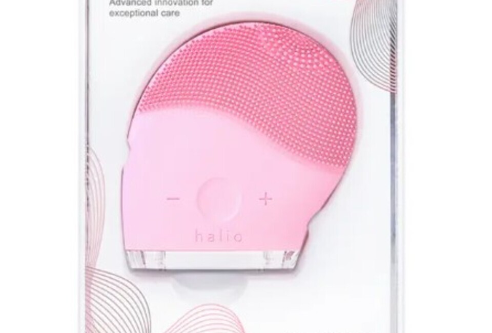 Halio Facial Cleansing & Massaging Device Baby Pink Limited Edition ...