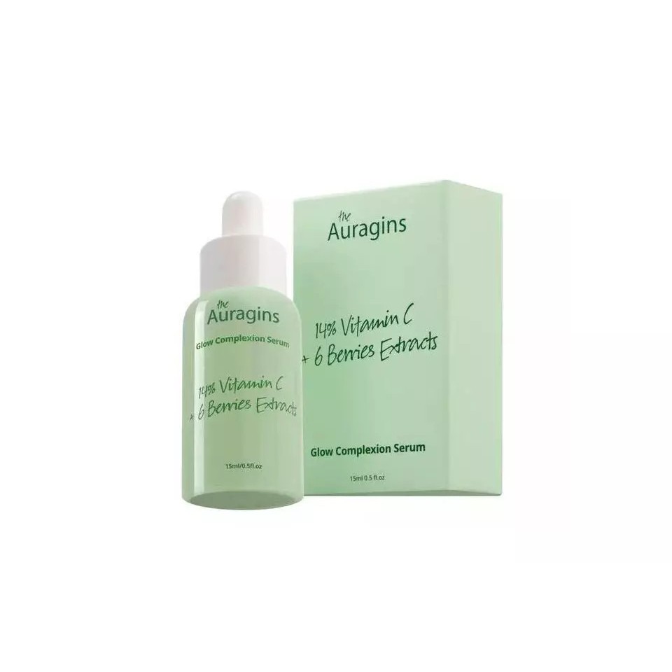Tinh Chất The Auragins Glow Complexion Serum 14% Vitamin C + 6 Berries ...