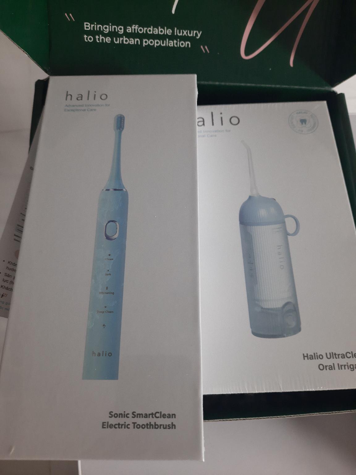 Bàn chải điện Halio Sonic SmartClean Electric Toothbrush Sky Blue | Lixibox
